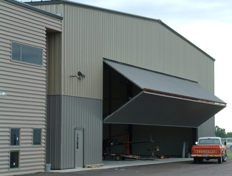 Commercial Bi-Fold Shop Door - Midland Door Solutions