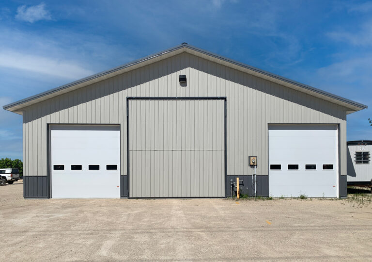 Commercial Bi-fold Shop Door - Midland Door Solutions