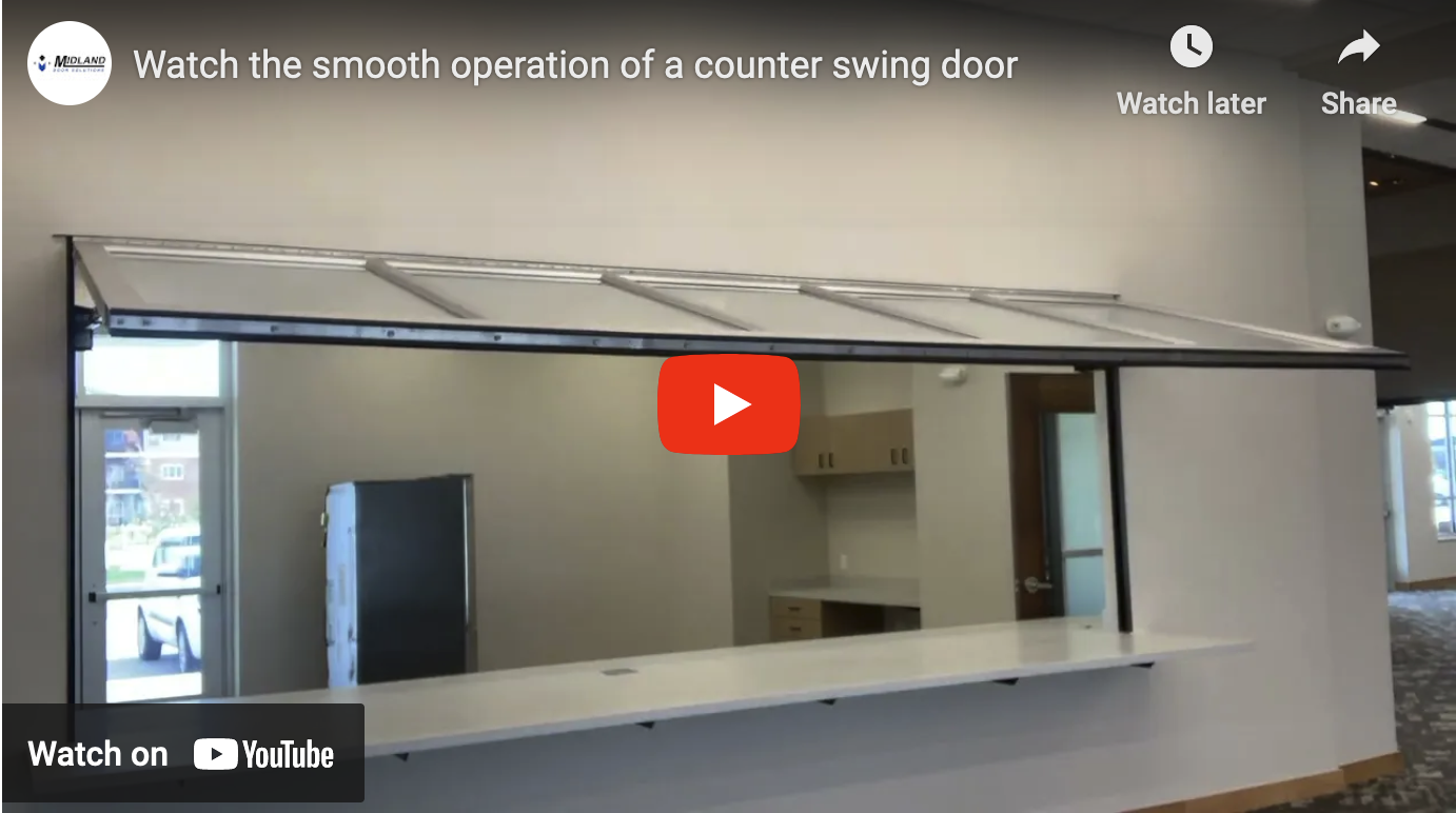Counter Swing Door - Midland Door Solutions